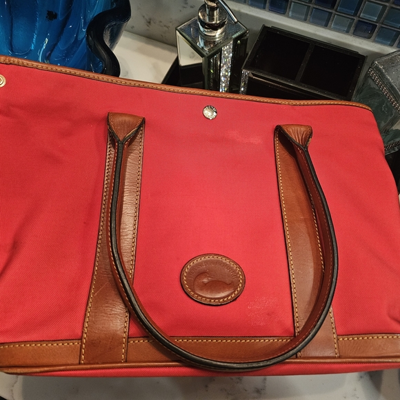 Dooney & Bourke | Bags | Dooney Bourke Red Nylon Discontinued Layla ...